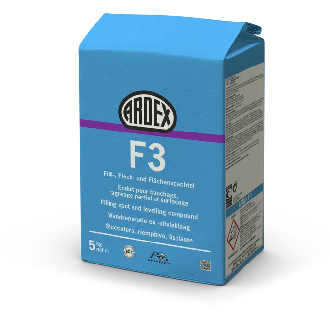 BIM objects - Free download! ARDEX F 3 - Cladding and facade smoothing ...