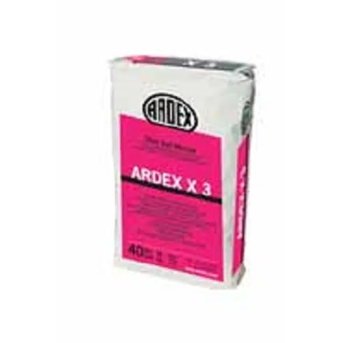 Objetos BIM - Download gratuito! ARDEX X 3 Thin Set Mortar | BIMobject