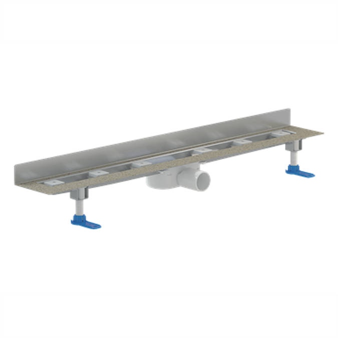 BIM objects - Free download! Shower channels CeraLine Nano W 500-1200 ...