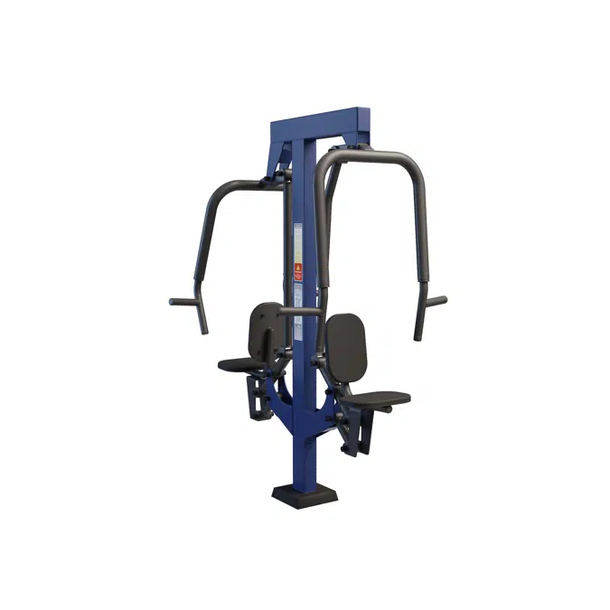 BIM objects - Free download! Street Barbell Chest Press Träningsstation ...