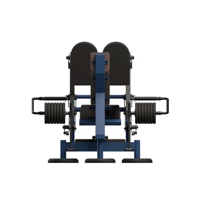 BIM objects - Free download! Street Barbell Light Benpress Sittande ...