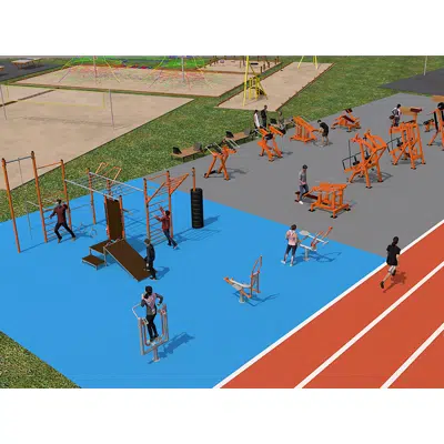 BIM objects - Free download! Sports & Recreation - Gym Equipment ...