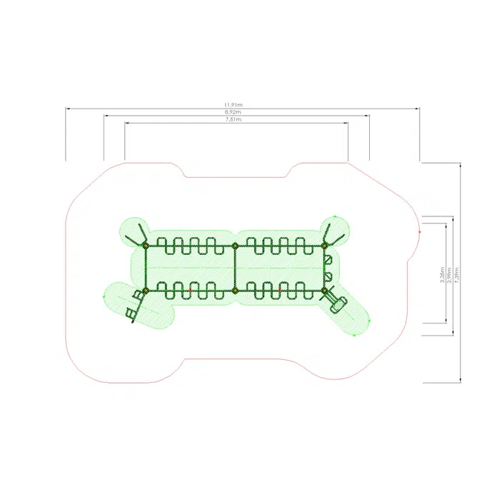 BIM objects - Free download! ElementFit Dubbel Rektangel ...
