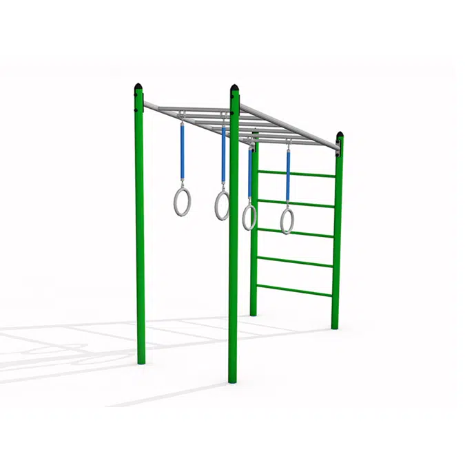 BIM objects - Free download! TressFit Monkey Bars Träningsställning ...