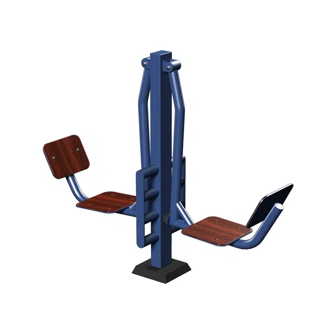 BIM objects - Free download! Street Barbell Kids Leg Press ...