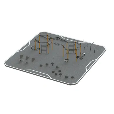 BIM objects - Free download! Sports & Recreation - Outdoor Gym ...
