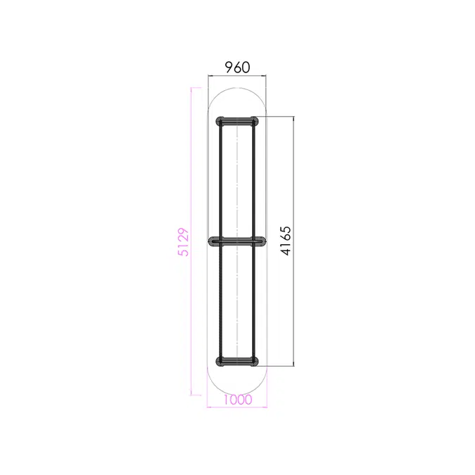 BIM objects - Free download! Ninja Dip Bars Dubbelt Hinder | BIMobject