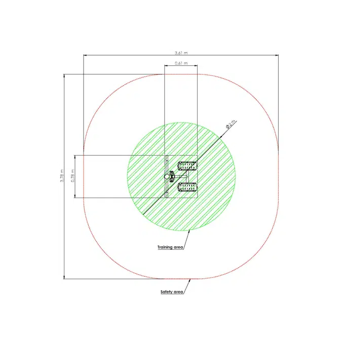 BIM objects - Free download! ElementFit Hip Swing Träningsstation ...