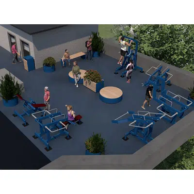 BIM objects - Free download! Sports & Recreation - Gym Equipment ...