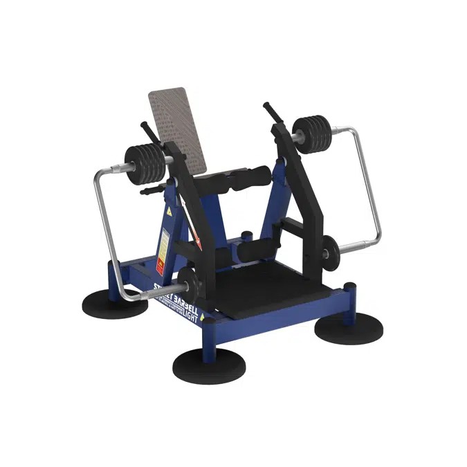 BIM objects - Free download! Street Barbell Light Benspark Sittande ...