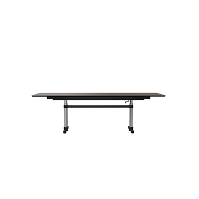 BIM objects - Free download! Height adjustable meeting table 2500x1000 ...