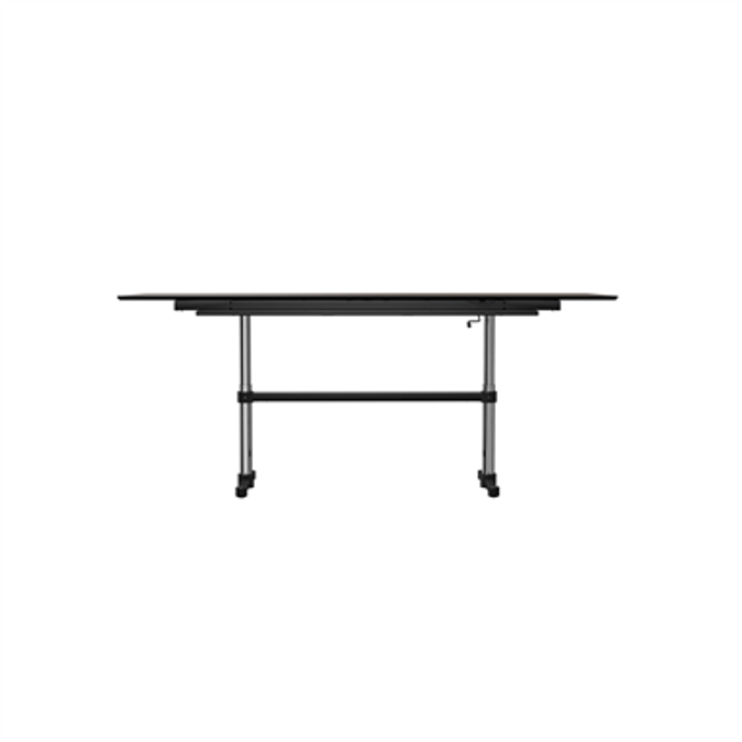 BIM objects - Free download! Height adjustable meeting table 2500x1000 ...