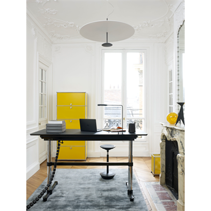 BIM objects - Free download! Executive desk sit/stand 1800x900 mm ...