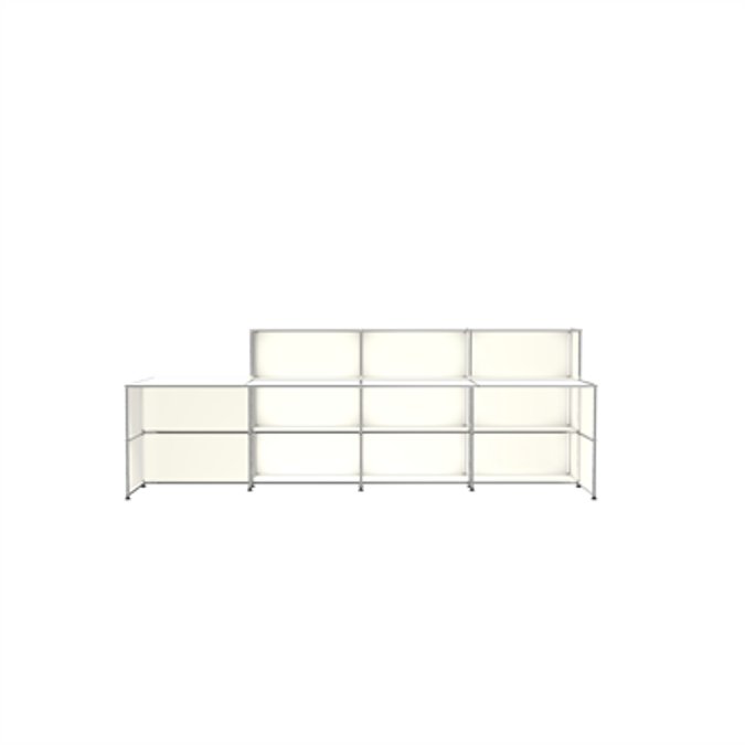 BIM objects - Free download! Reception desk with wheelchair access ...