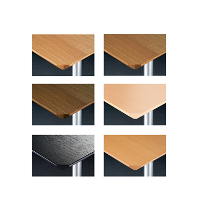 BIM objects - Free download! Square table height adjustable, 900x900 mm ...