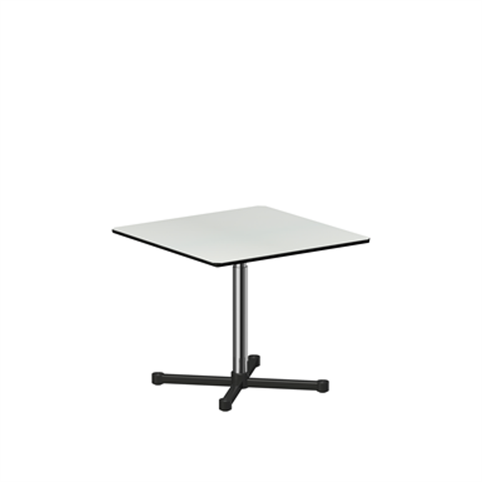 BIM objects - Free download! Square table height adjustable, 900x900 mm ...