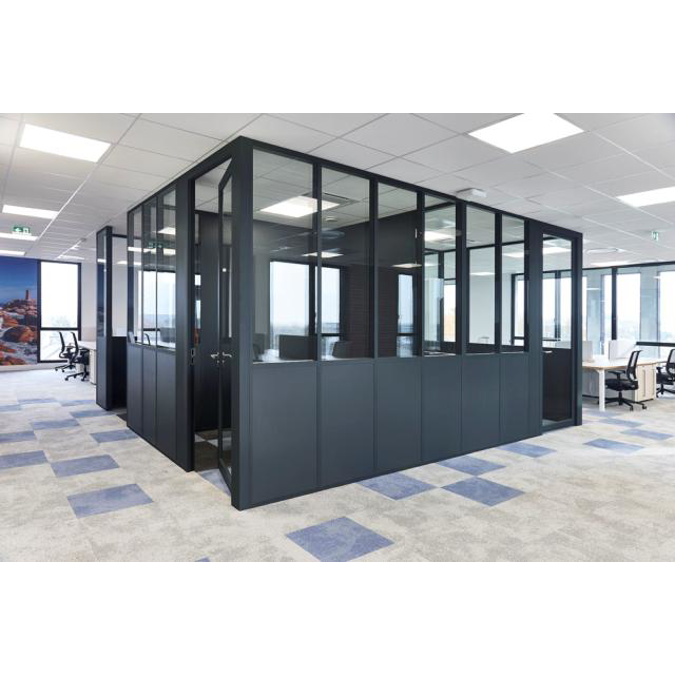 BIM objects - Free download! Demountable and removable Partition with ...
