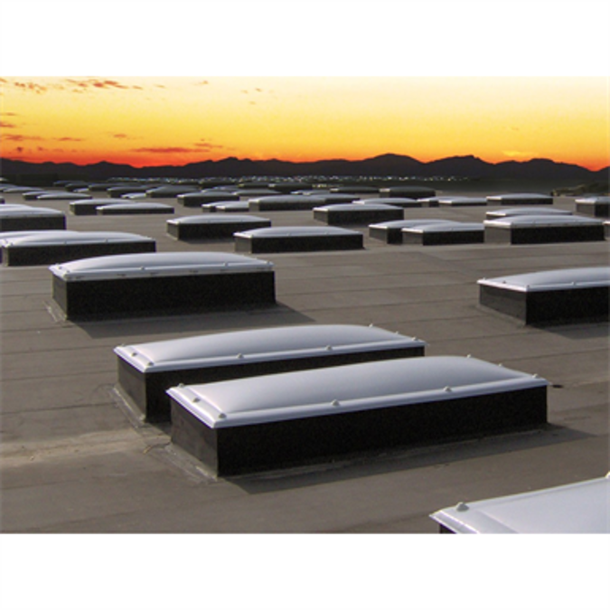 BIM objects - Free download! Short rectangular skylight | BIMobject