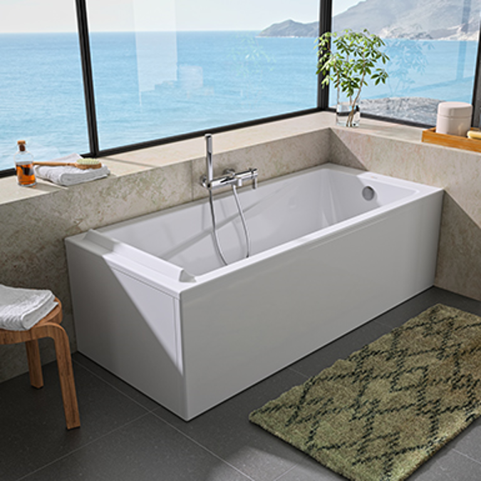 BIM objects - Free download! Easy Bathtub | BIMobject