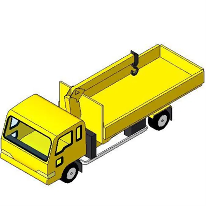 BIM objects - Free download! クレーントラック-2 | BIMobject