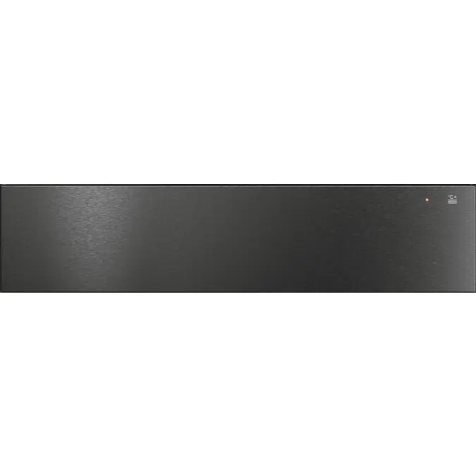 BIM objects - Free download! Warming drawer Black steel | BIMobject