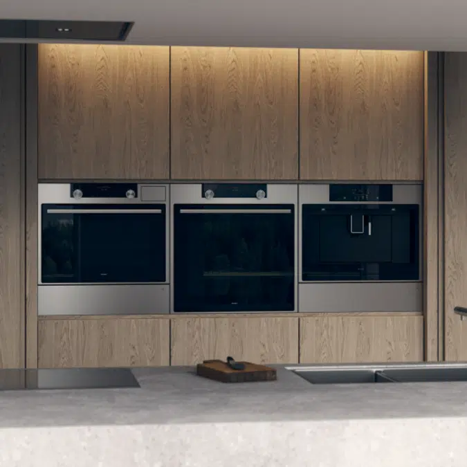 BIM objects - Free download! Built-in coffee machine stainless steel ...