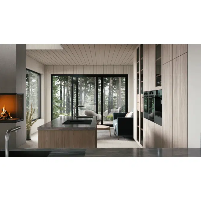 BIM objects - Free download! Built-in coffee machine black steel ...