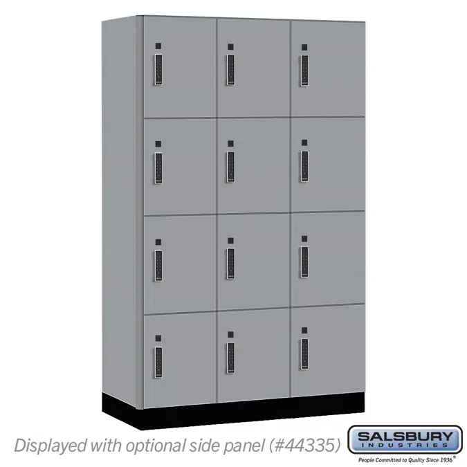 Objetos BIM - ¡Descarga gratis! 15-44000E Series Premier Wood Lockers ...