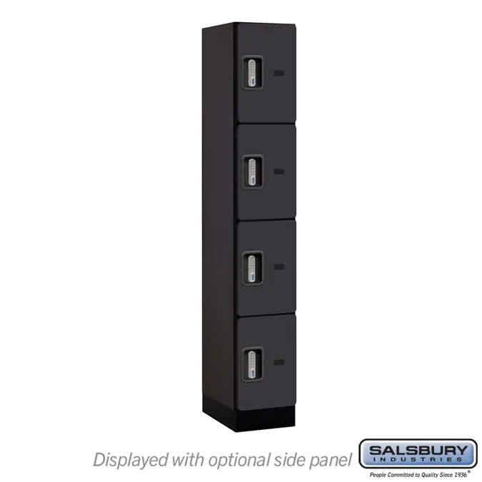 BIM objects - Free download! 34000E Series Designer Wood Lockers - Four ...