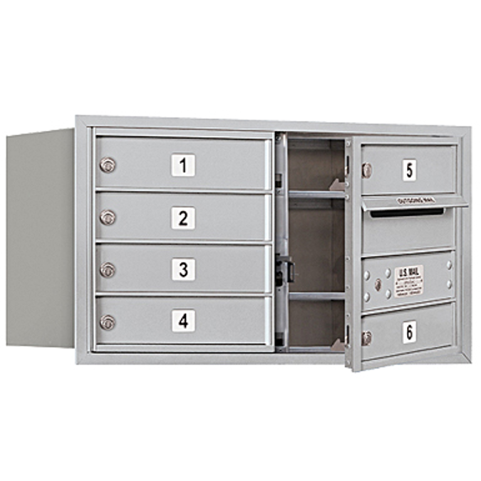 BIM objects - Free download! 3700 Series Recessed Mounted 4C Horizontal ...