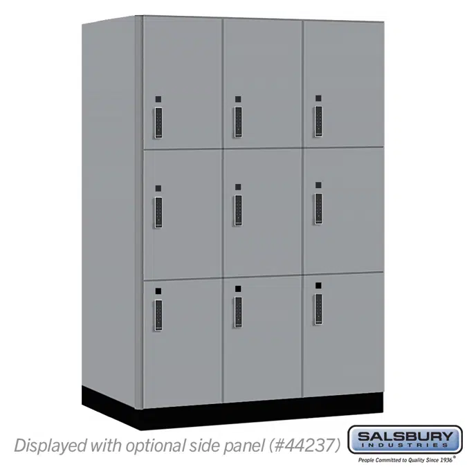 BIM objects - Free download! 18-43000E Series Premier Wood Lockers ...