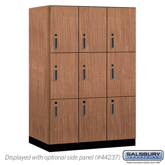 BIM objects - Free download! 18-43000E Series Premier Wood Lockers ...