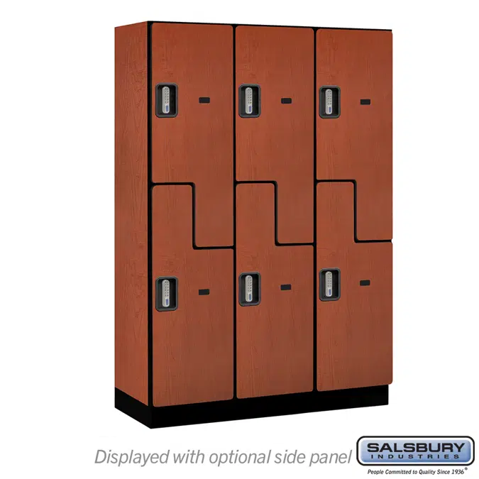 BIM objects - Free download! 18-27000E Series Designer Wood Lockers ...