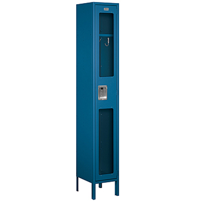 BIM objects - Free download! S-61000 Series See-Through Metal Lockers ...