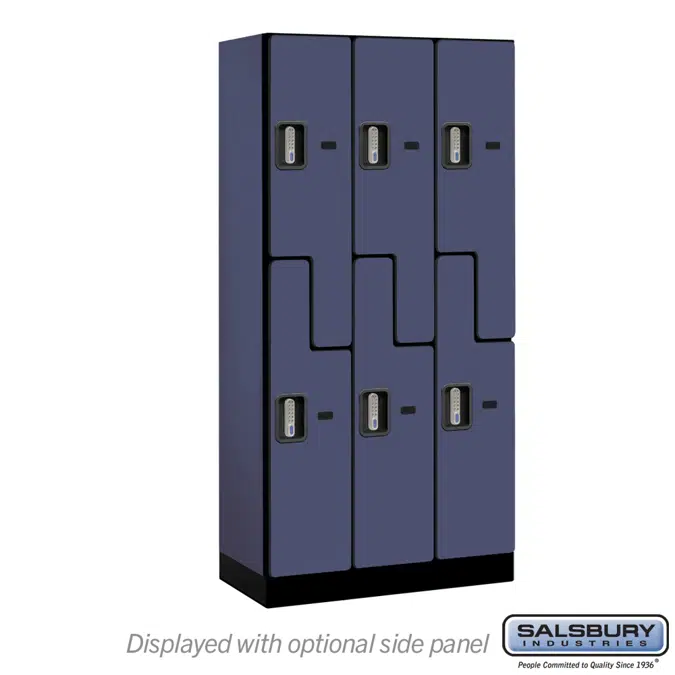 BIM objects - Free download! 37000E Series Designer Wood Lockers ...