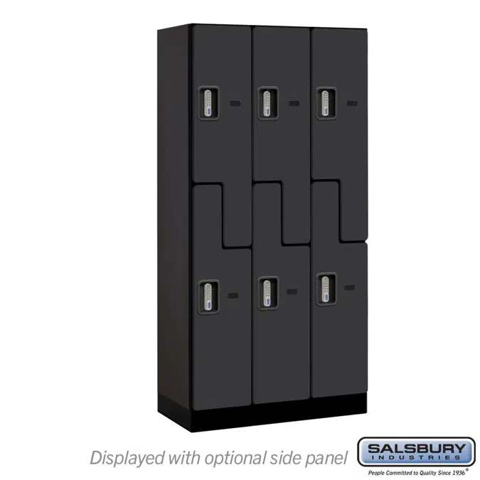 BIM objects - Free download! 37000E Series Designer Wood Lockers ...
