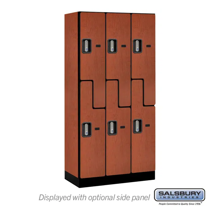 BIM objects - Free download! 37000E Series Designer Wood Lockers ...