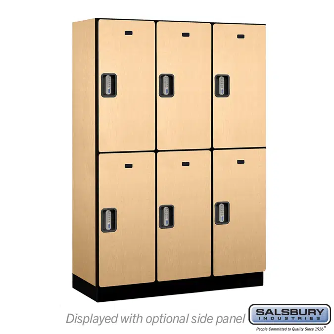 Objetos BIM - ¡Descarga gratis! 18-22000E Series Designer Wood Lockers ...