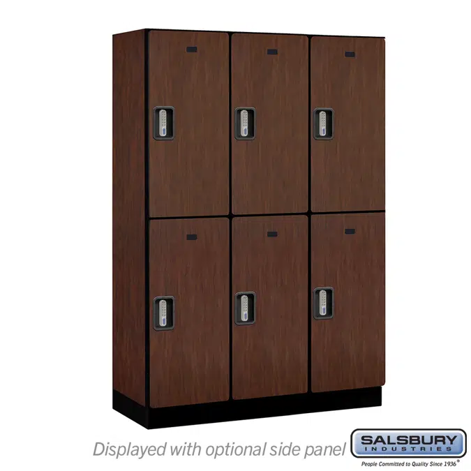 Objetos BIM - ¡Descarga gratis! 18-22000E Series Designer Wood Lockers ...