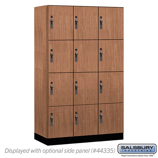 BIM objects - Free download! 15-44000 Series Premier Wood Lockers ...