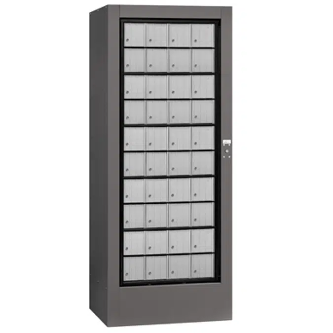 BIM objects - Free download! 3100 Series Rotary Mail Center-Aluminum ...