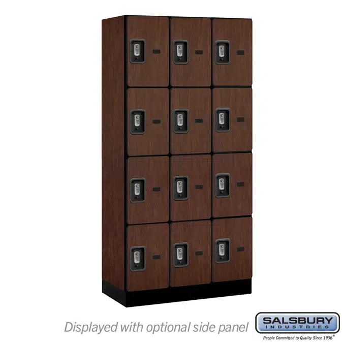 Objetos BIM - ¡Descarga gratis! 34000R Series Designer Wood Lockers ...