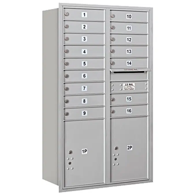 BIM objects - Free download! 3700 Series Recessed Mounted 4C Horizontal ...