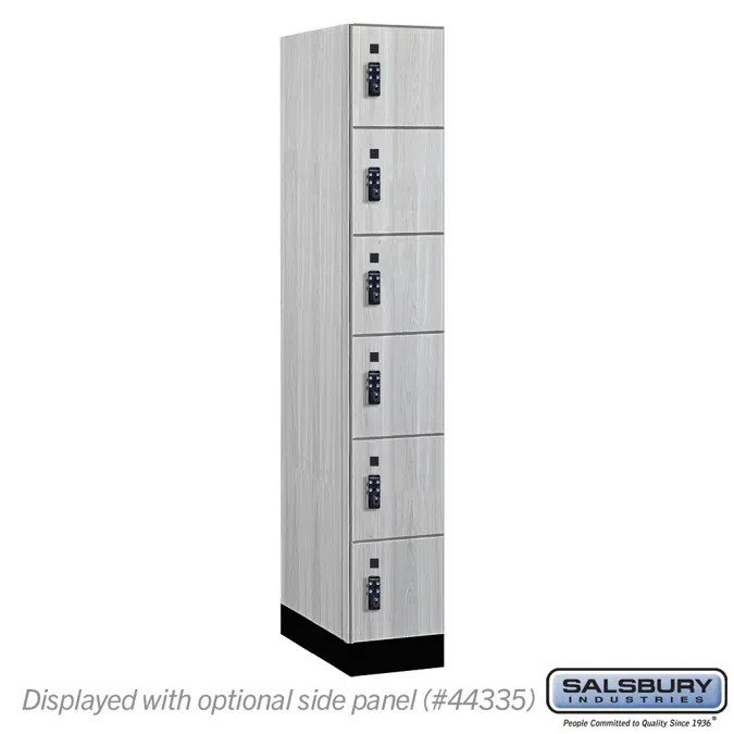 BIM objects - Free download! 46000R Series Premier Wood Lockers - Six ...