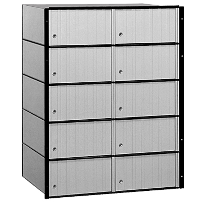 BIM objects - Free download! 2200 Series Aluminum Mailboxes-Standard ...