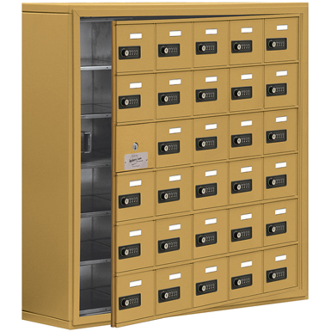 BIM objects - Free download! 19100 Series Cell Phone Lockers-Surface ...