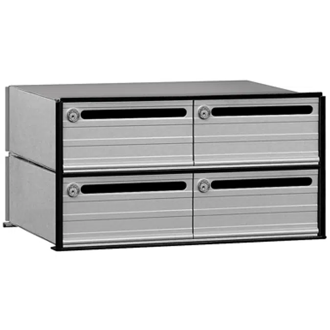 Objetos Bim - Download gratuito 2400 Series Aluminum Mailboxes-Data ...