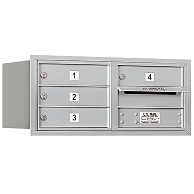 BIM objects - Free download! 3700 Series Recessed Mounted 4C Horizontal ...