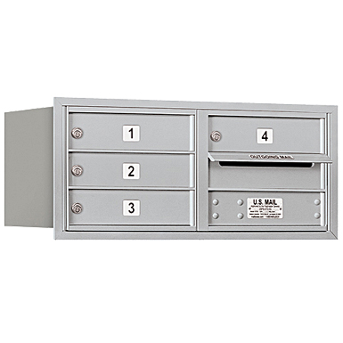 BIM objects - Free download! 3700 Series Recessed Mounted 4C Horizontal ...