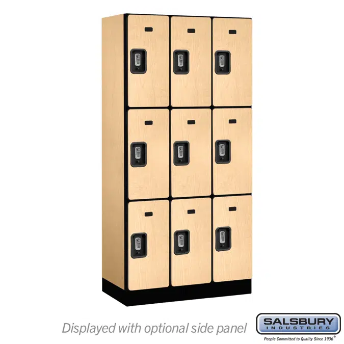 BIM objects - Free download! 33000R Series Designer Wood Lockers ...